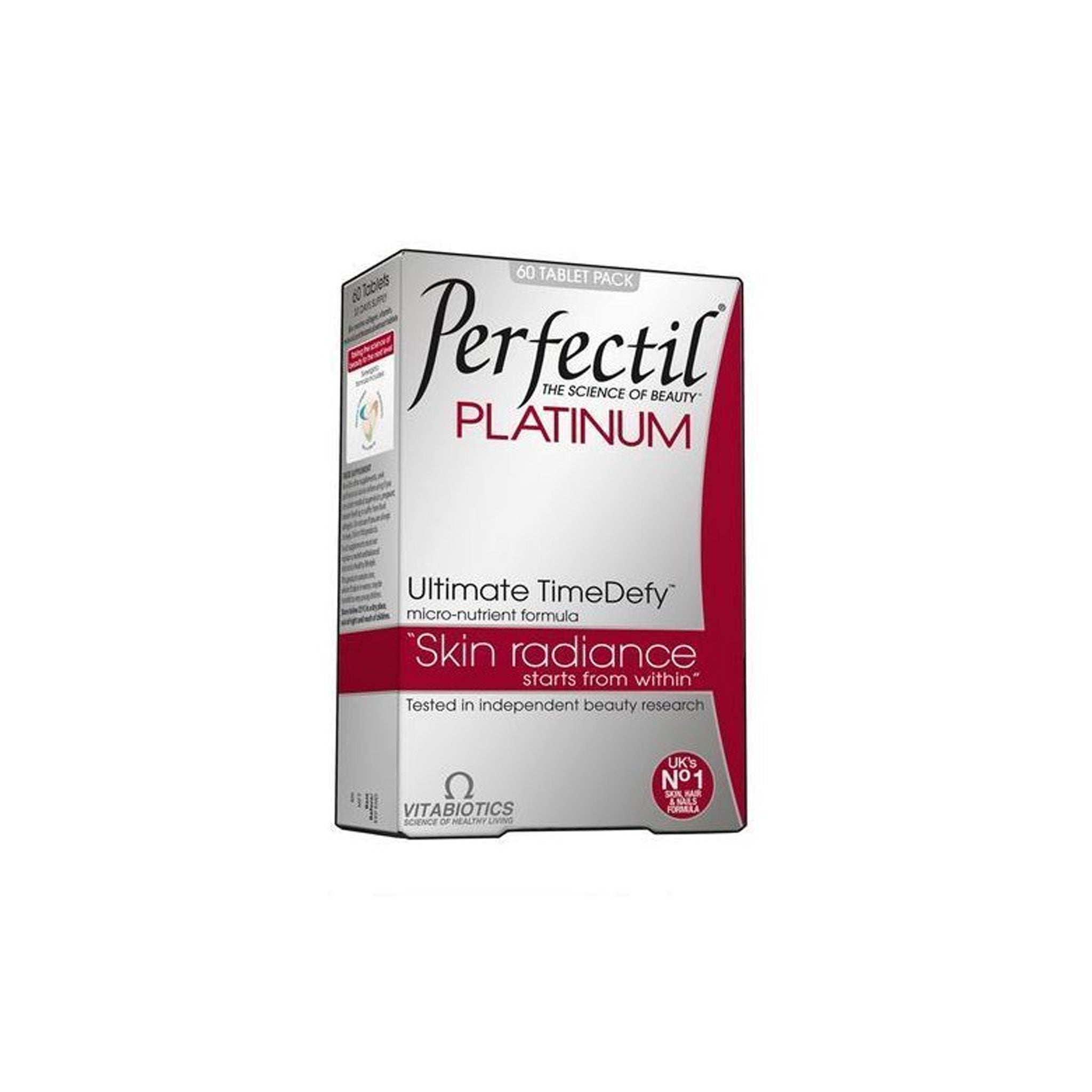 Vitabiotics Perfectil Platinum Skin Radiance Formula - 60 Tablets ...